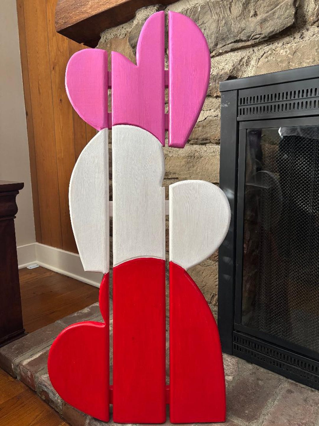 Stacked Hearts, Hearts, Wood Hearts, Wooden, Valentine Days, Spring ...