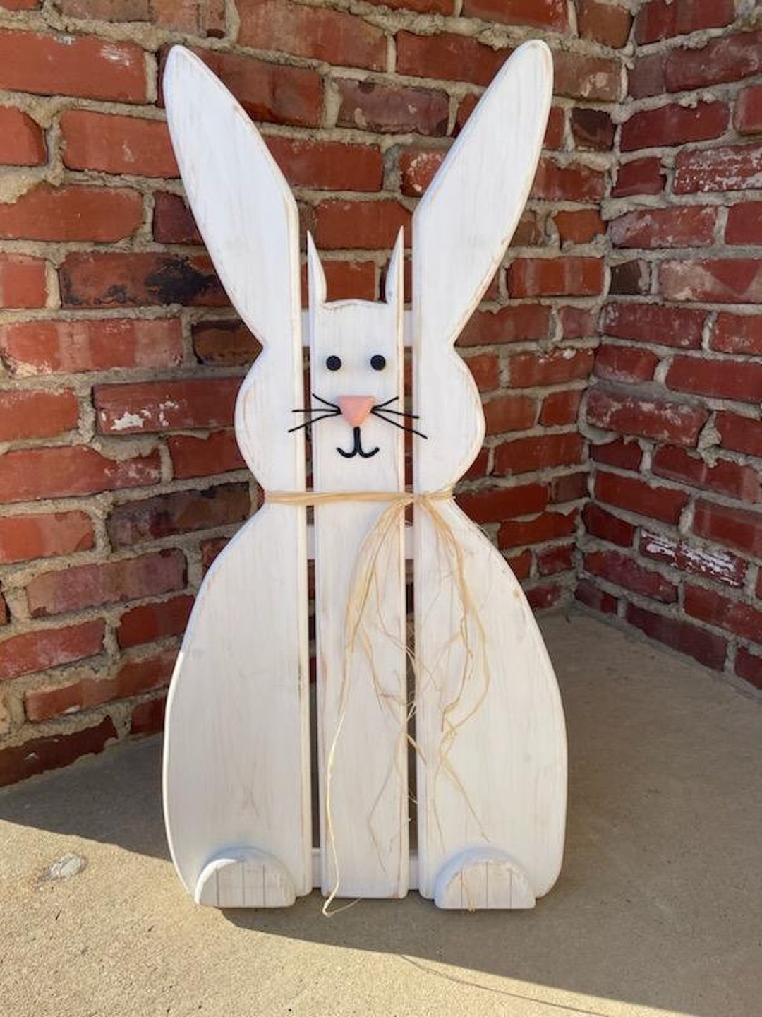 Easter Rabbit, Easter Bunny, Wood Bunny, Wood Rabbit, Porch, Outside ...