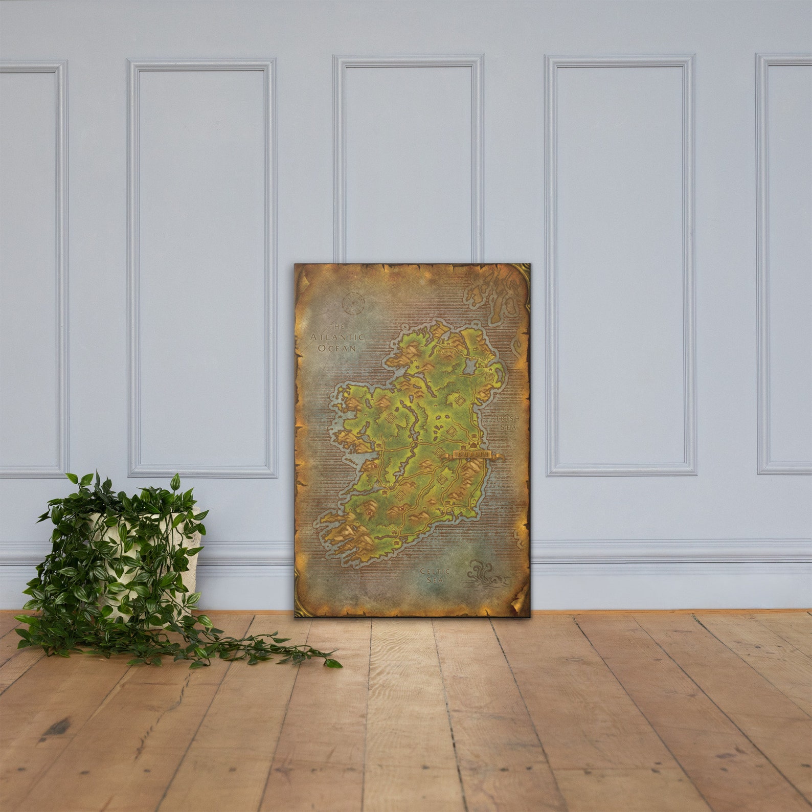 Ireland - World of Warcraft Style Map - Etsy