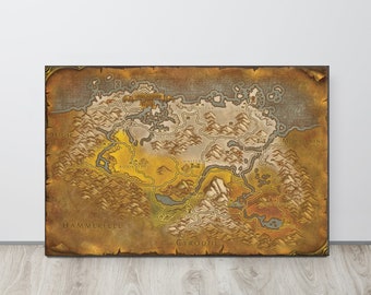 Washington World of Warcraft Style Map - Etsy