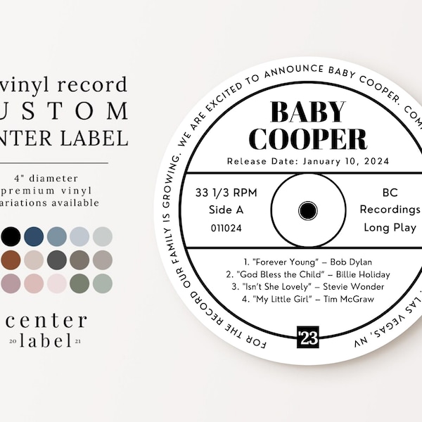 Custom Record - Etsy