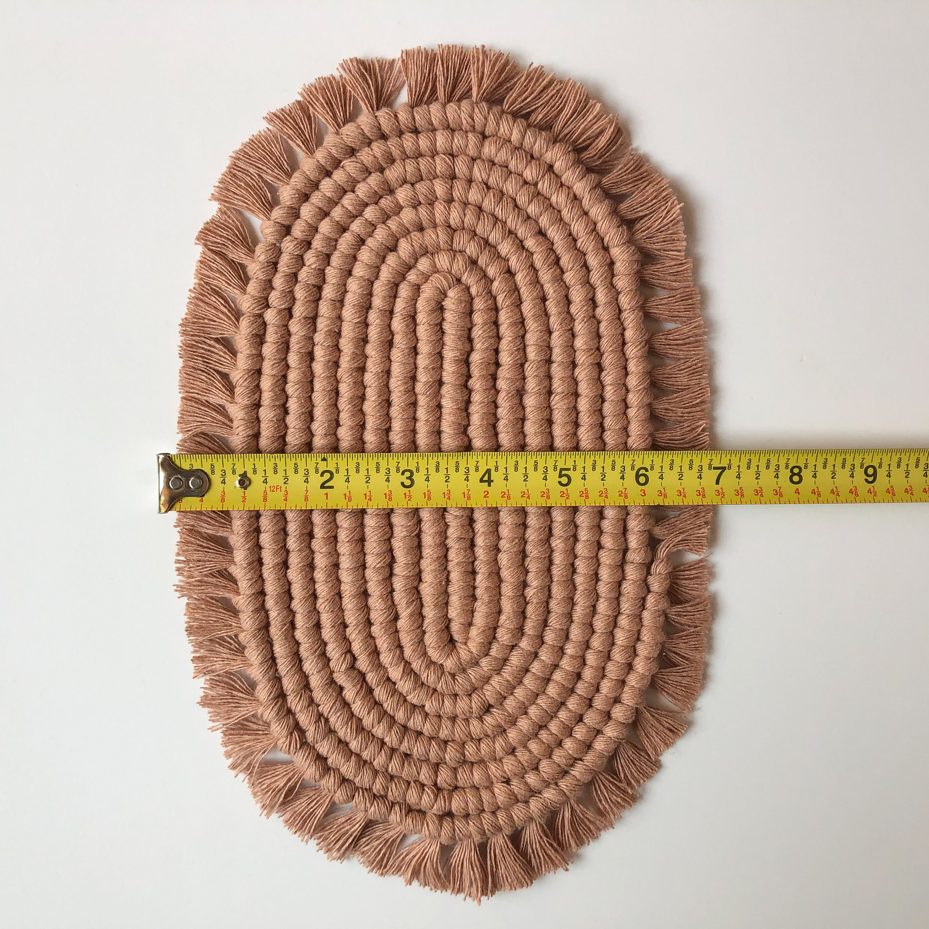 Customizable Macrame Oval Placemat/centerpiece - Etsy