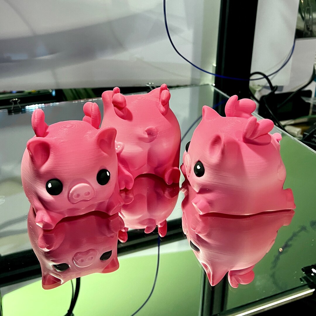 When Pigs Fly 3d Printed Chonky Flying Piggy - Etsy