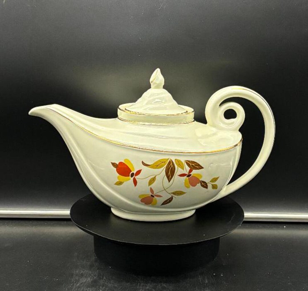 Vintage 1942 1976 Hall Jewel Tea Aladdin Teapot With Lid and Infuser ...