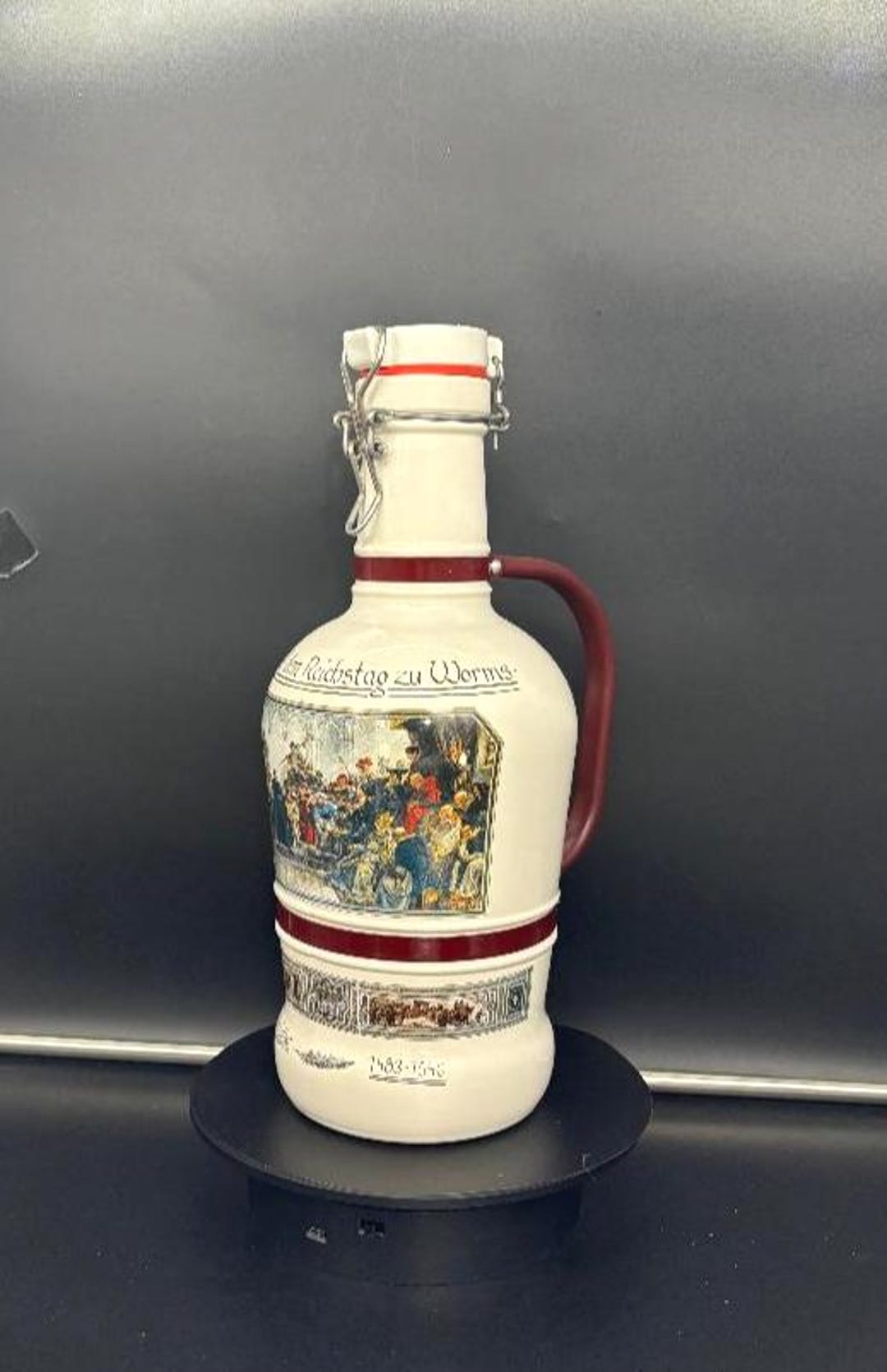 Vintage Martin Luther Altenmunster Beer Growler Stein Sailer Fest Brewery Germany Glass Bottle ...