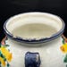 Vintage Cellini Italian Hand Painted Pottery Urn Vase 6.5" X 6.5 Signed ...