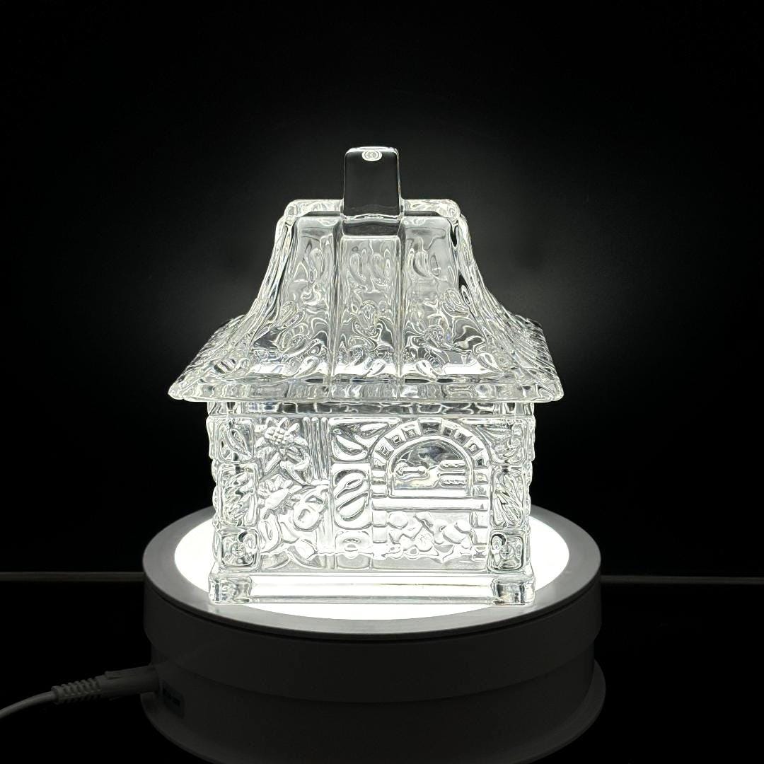 Vintage Goebel Germany Lead Crystal "hansel & Gretel" Gingerbread House ...