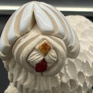 Vintage Retired Artesania Rinconada English Sheepdog With Glass Tongue ...