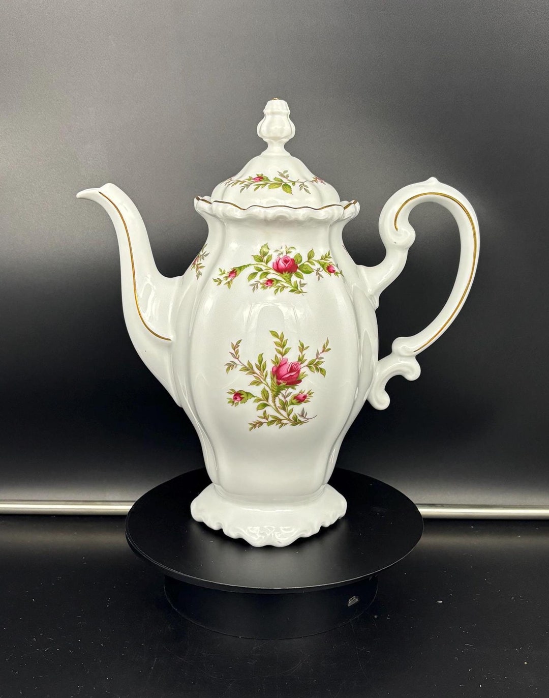 Vintage 1990's Johann Haviland Moss Rose China Coffee/teapot - Etsy