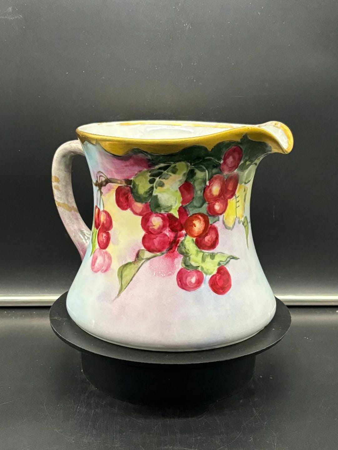 Vintage Early 1900's Limoges France Large Hand Painted Water Pitcher - Etsy