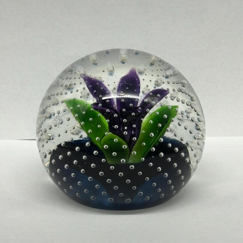 Purple Paperweight - Etsy