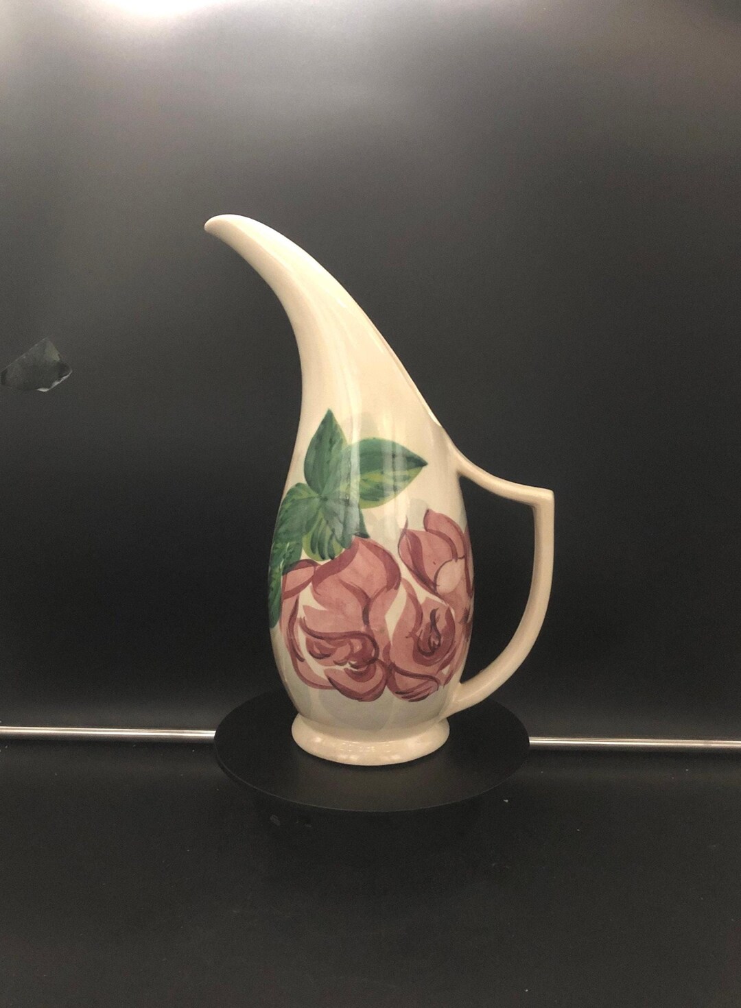 Vintage 1940's Red Wing Pottery Minnesota Lexinton Patter Water Pitcher ...