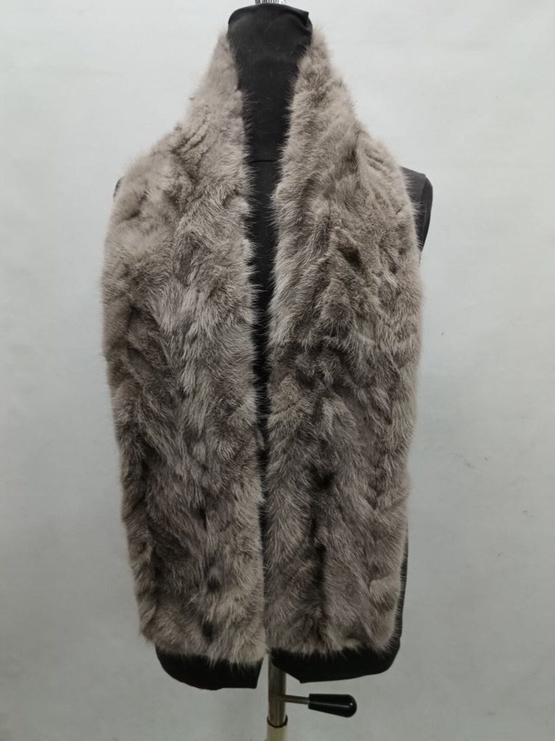 Real Mink Fur Neck Long Scarf . Handmade.unisex Brand New Scarf.scarf ...