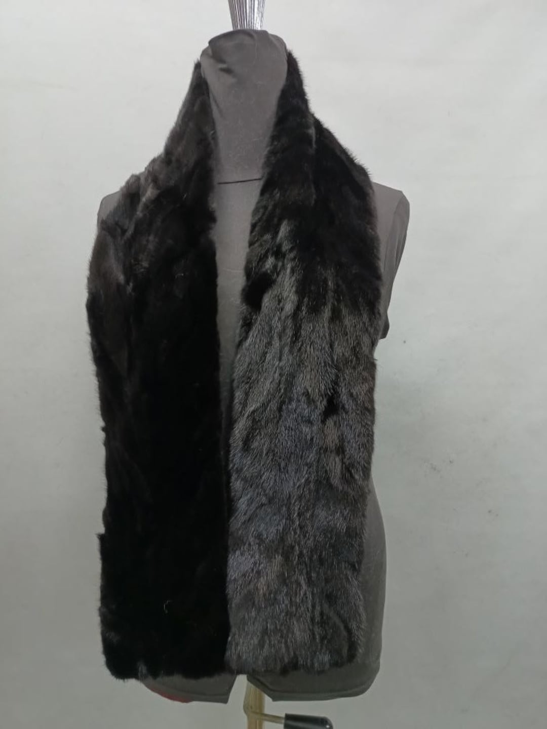 Real Mink Fur Neck Long Scarf . Handmade.men’s Brand New Scarf. Gift ...