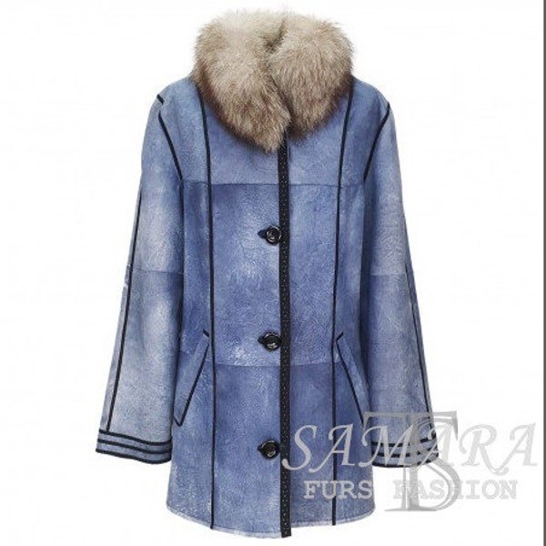 Leather Jacket With Fur Inside - Etsy