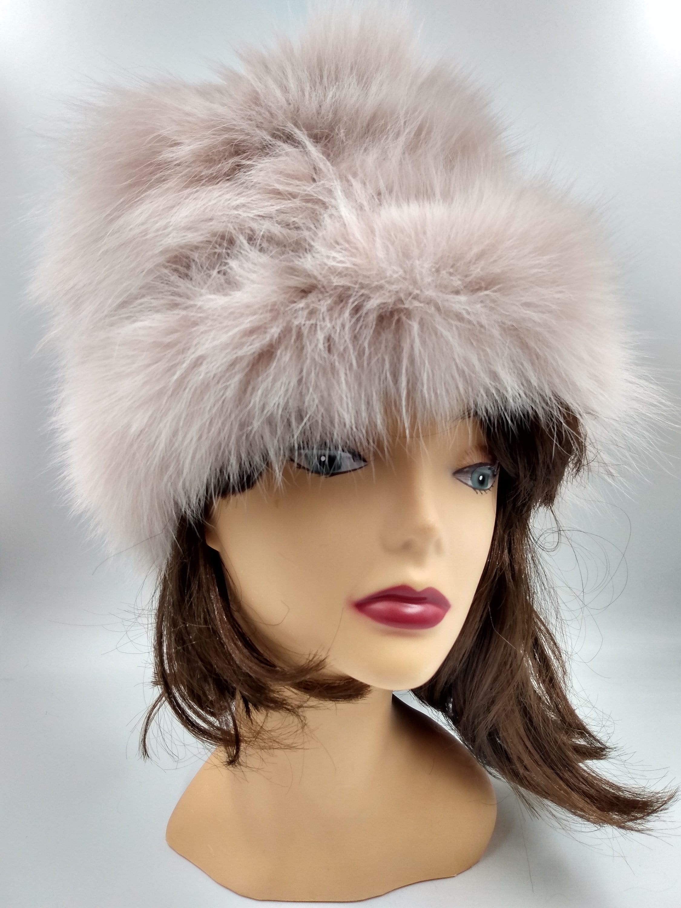 Real Fox Fur Hat. Handmade Hat. Womens Winter Hat.fluffy Hat. Gift for ...