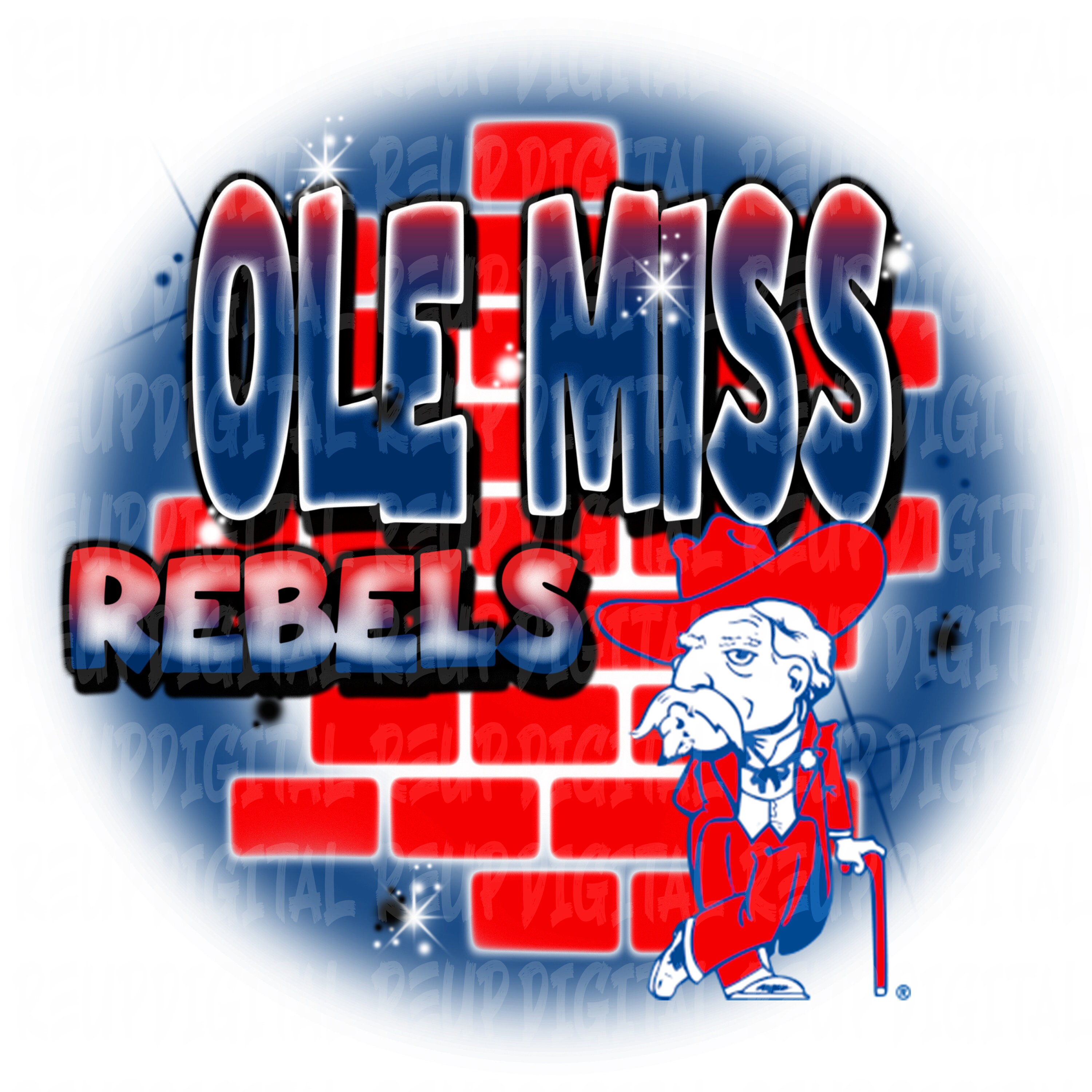 Ole Miss Rebels Png Hotty Toddy Png Bootleg Any Team Miss Etsy