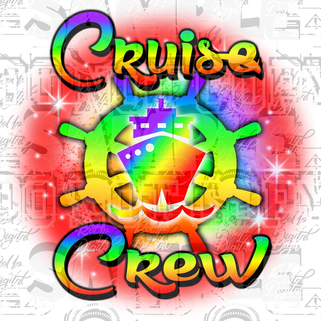 Cruise Crew Ship Airbrush Png - Etsy