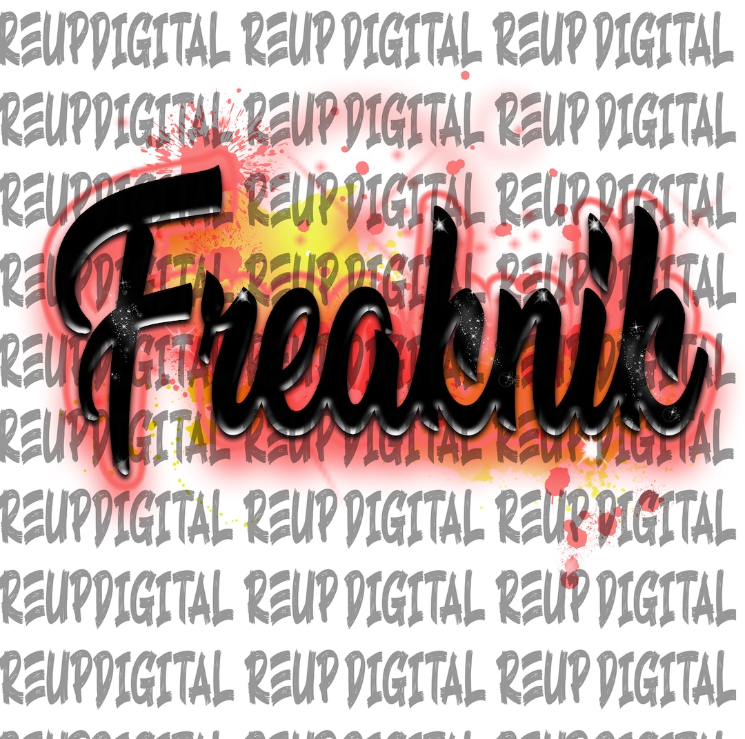 Airbrushpng| Freaknik Digital Airbrush|sublimation Freaknik Design |air ...