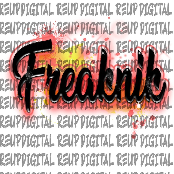 Airbrush Freaknik Background - Etsy