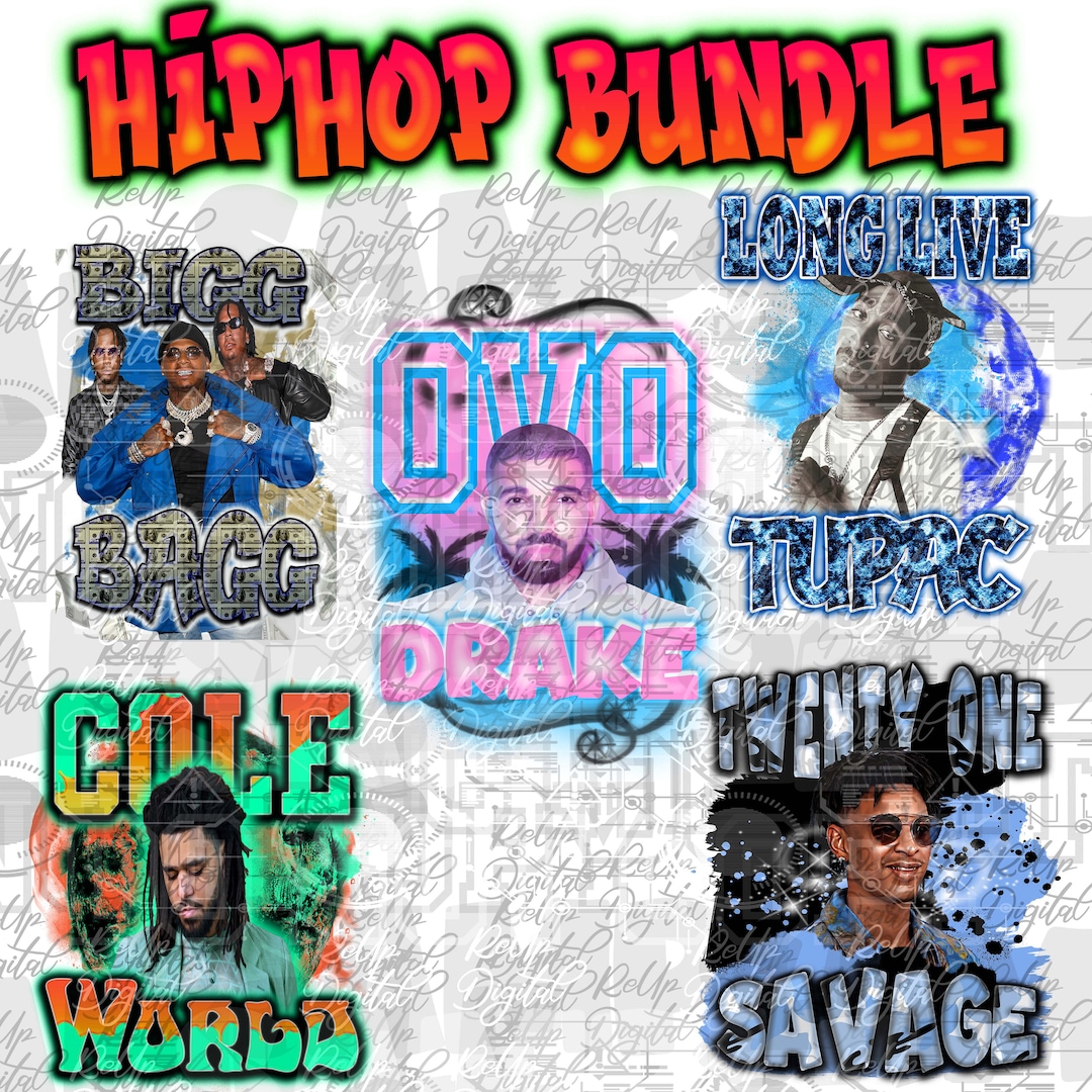 Hip-hop Bootleg\airbrush Png Bundle 5 Files - Etsy
