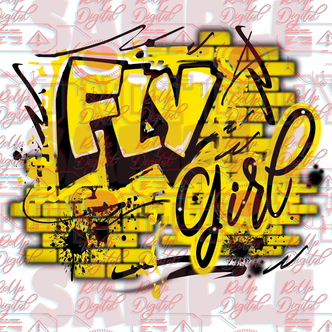 Fly Girl Retro Png Airbrush Png for Sublimation and Dtf - Etsy
