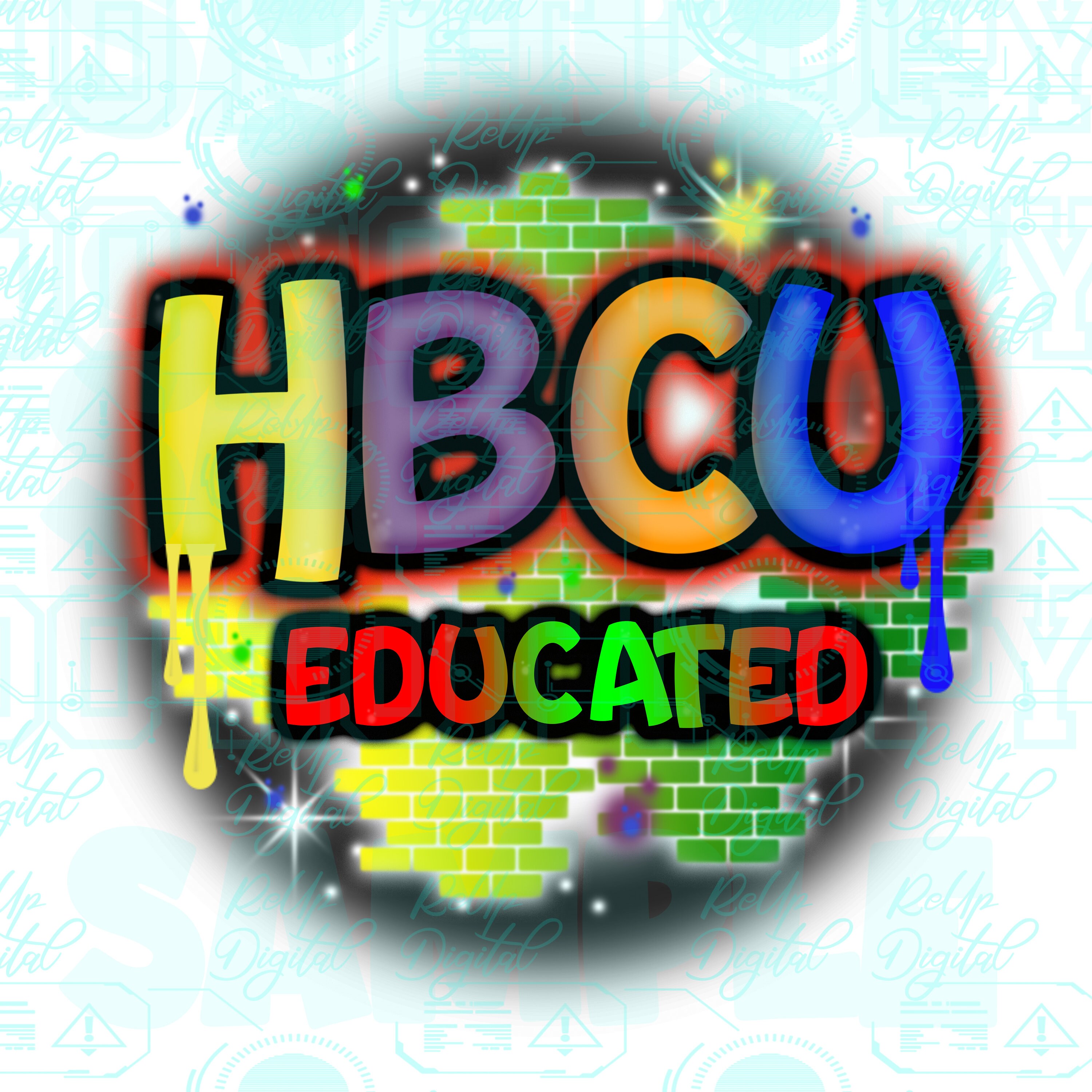 Hbcu Png Statehbcubootleg airbrush Png THIS is Not a SVG - Etsy