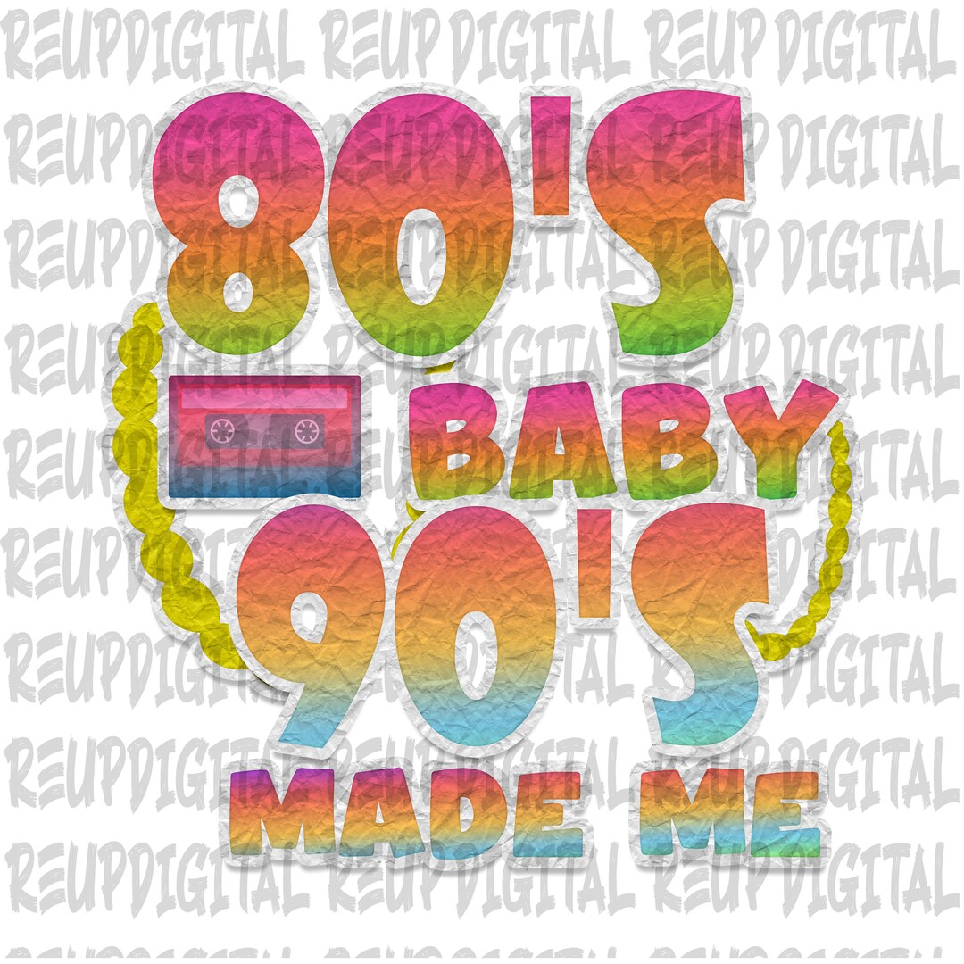 Retro 80s 90s Baby PNG: Sublimation Design - Etsy