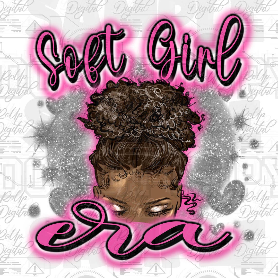 Airbrush Style Sublimation Design (PNG) Soft Girl Era - Etsy
