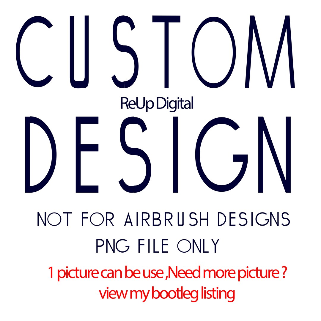 Custom,ready Png to Print, PNG File, , Printable Design, Add 1 Picture ...