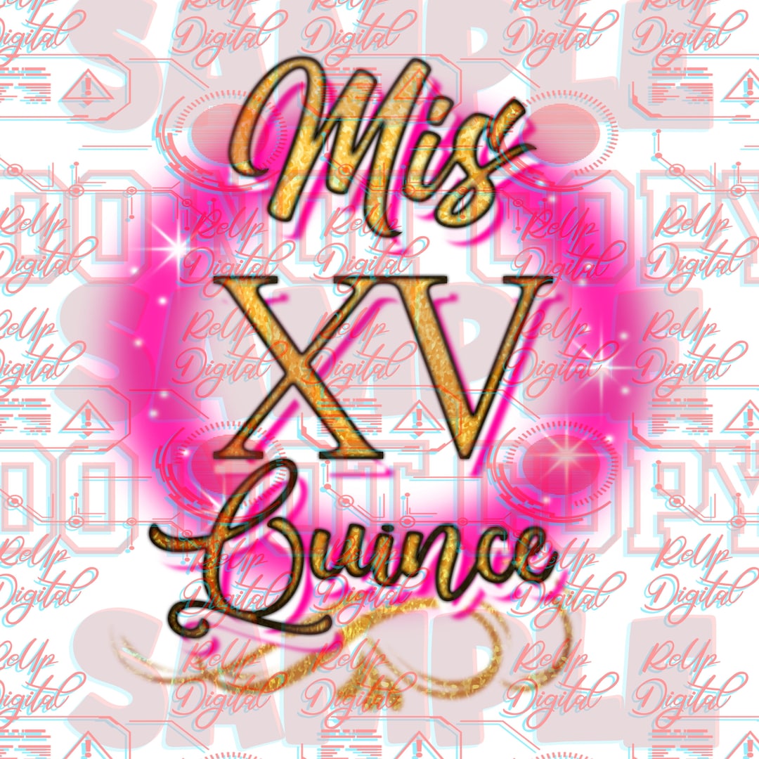 Mis Quince Png|my 15|birthday Girl Png |sublimation|dtf - Etsy