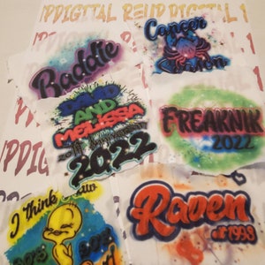 Freaknik Airbrush PNG: Sublimation Design - Etsy
