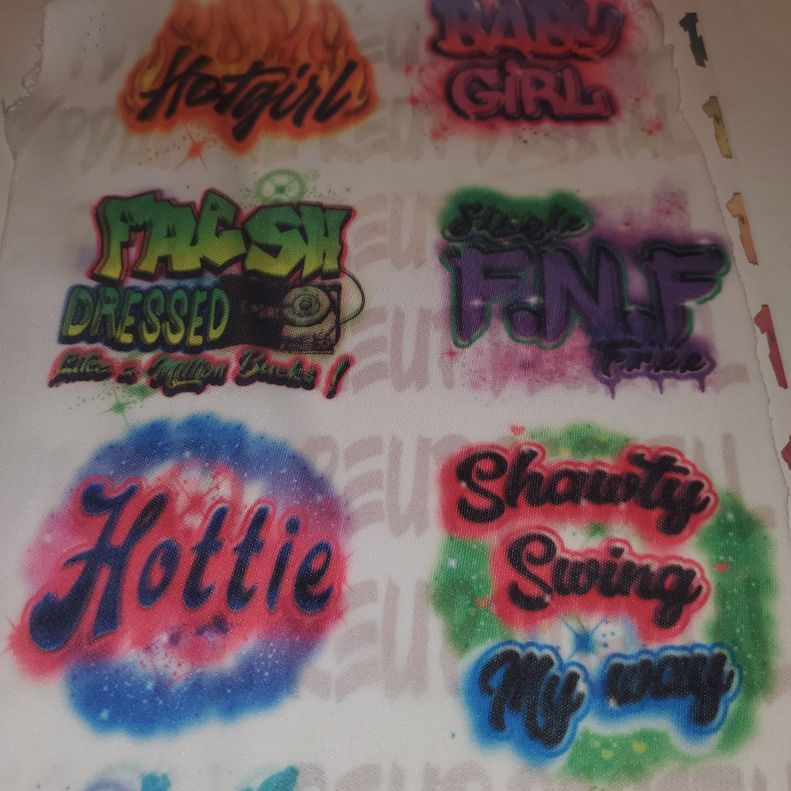 Freaknik Airbrush Design: Sublimation PNG - Etsy