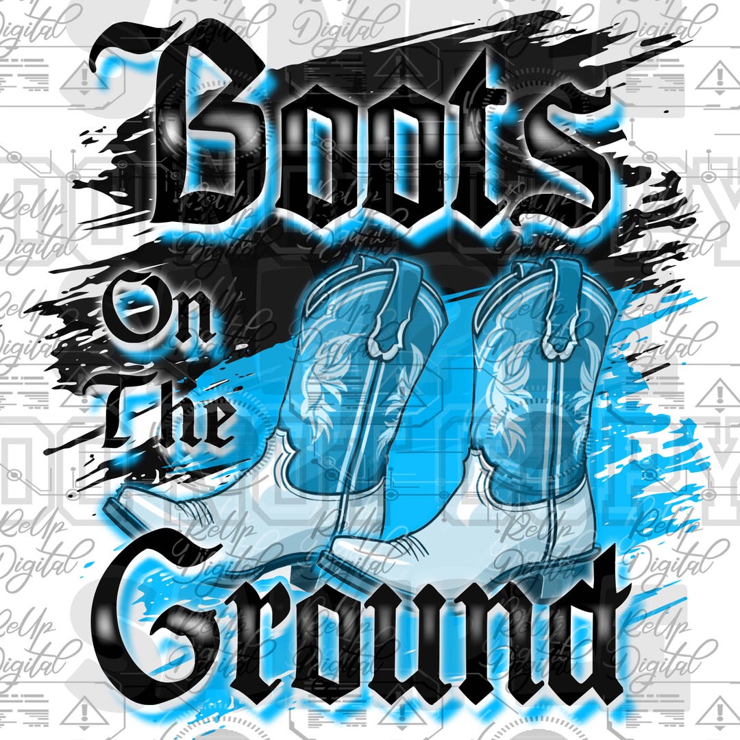 BOTG, Boots on the Ground Where Them Fans at Airbrush Png - Etsy
