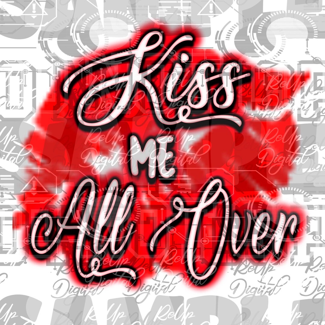Airbrush Lips Png/valentines Day Png/sublimation Design \not a Svg - Etsy