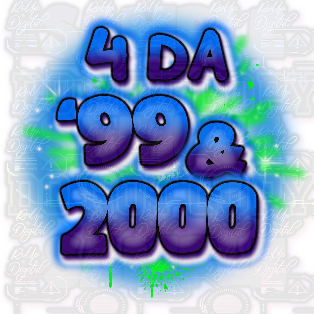 For the 99 and 2000 ,back That Thing up Digital Airbrush|sublimation ...