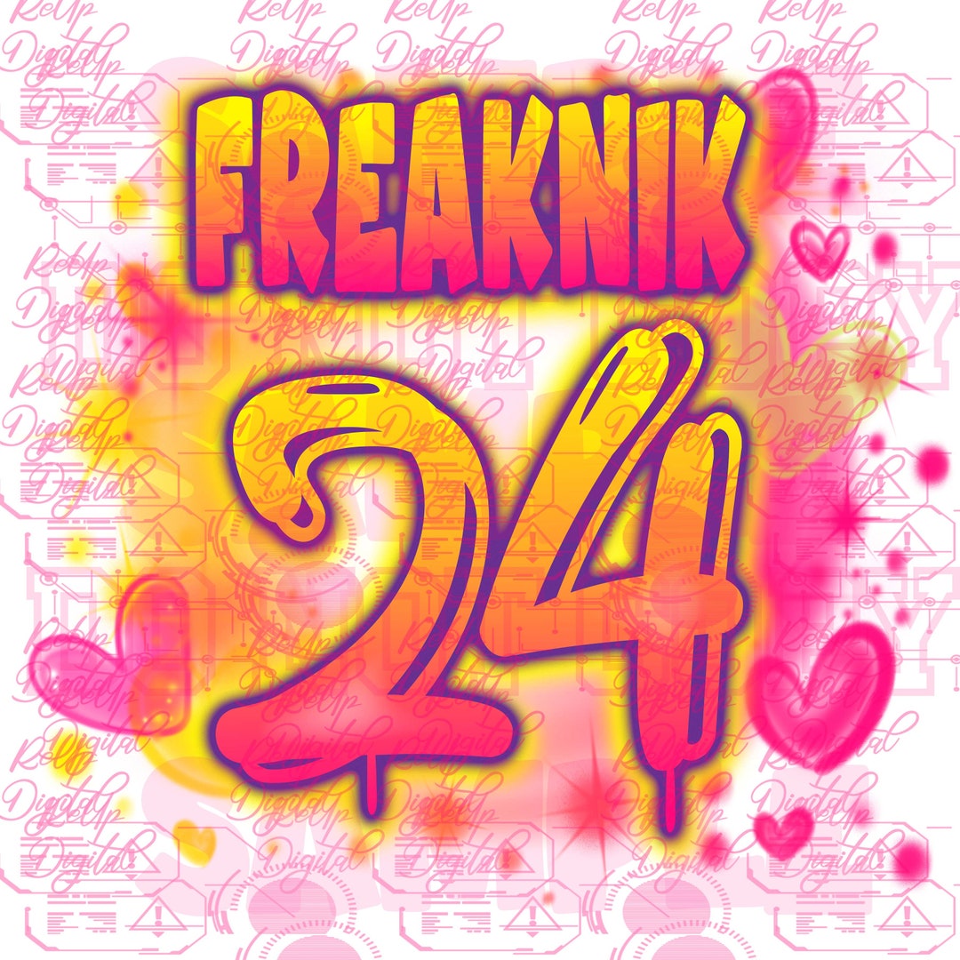 Freaknik Digital Airbrush|sublimation Freaknik Design |air Brush Png ...