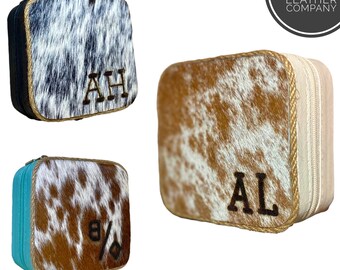 Cowhide Jewelry Box - Etsy