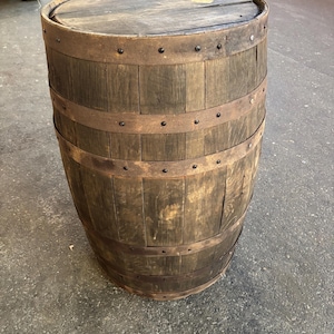 Real Whisky Whiskey Bourbon Barrels (53 Gallons) 35" Tall - Etsy