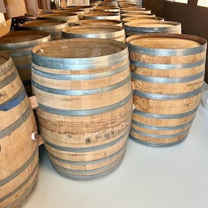500L / 132 Gal. Puncheon Oak Wine Barrel Cold Water Plunge Barrel ...