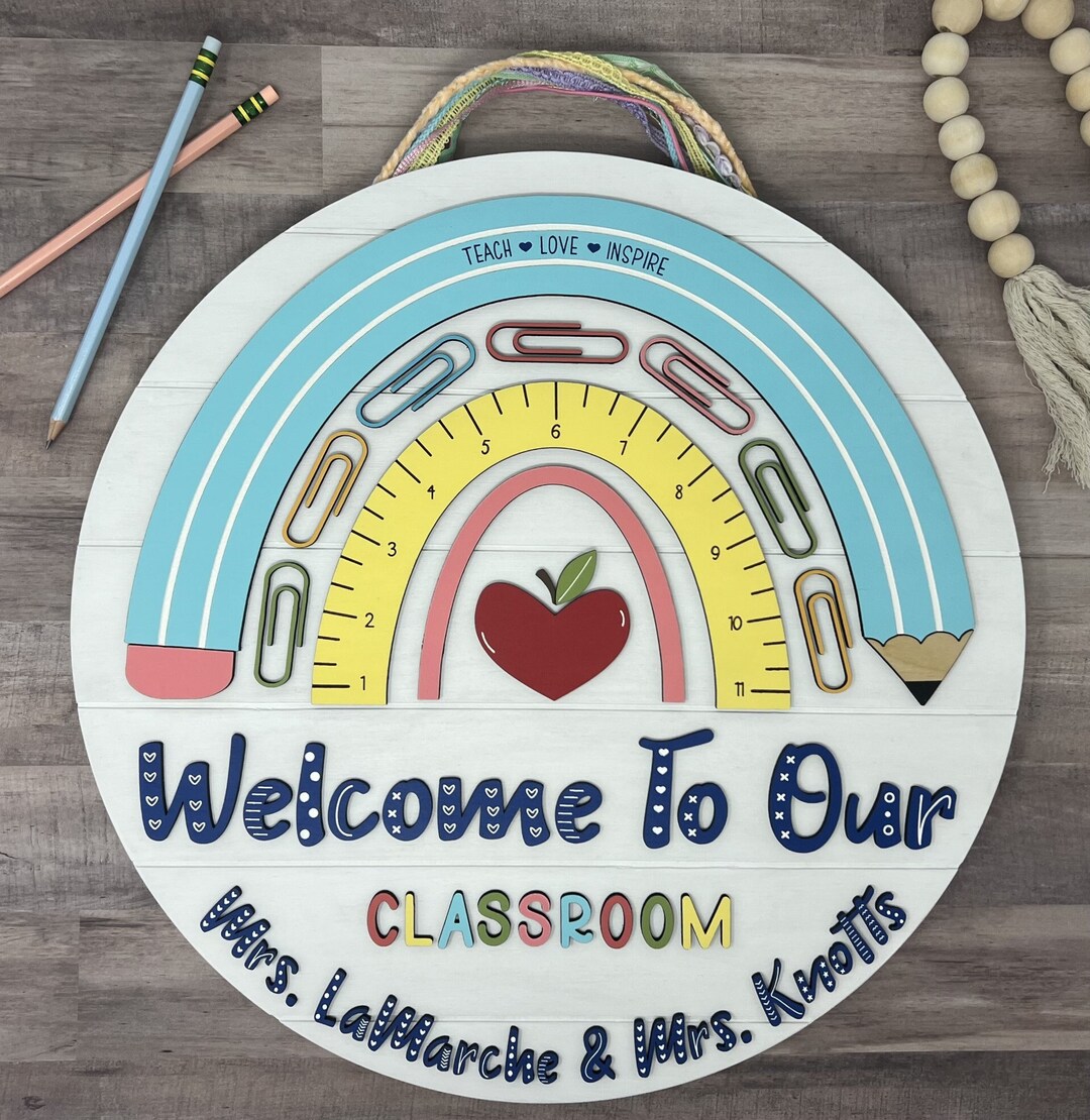 Welcome Sign | Classroom Sign | Teacher Sign | Teacher Appreciation ...