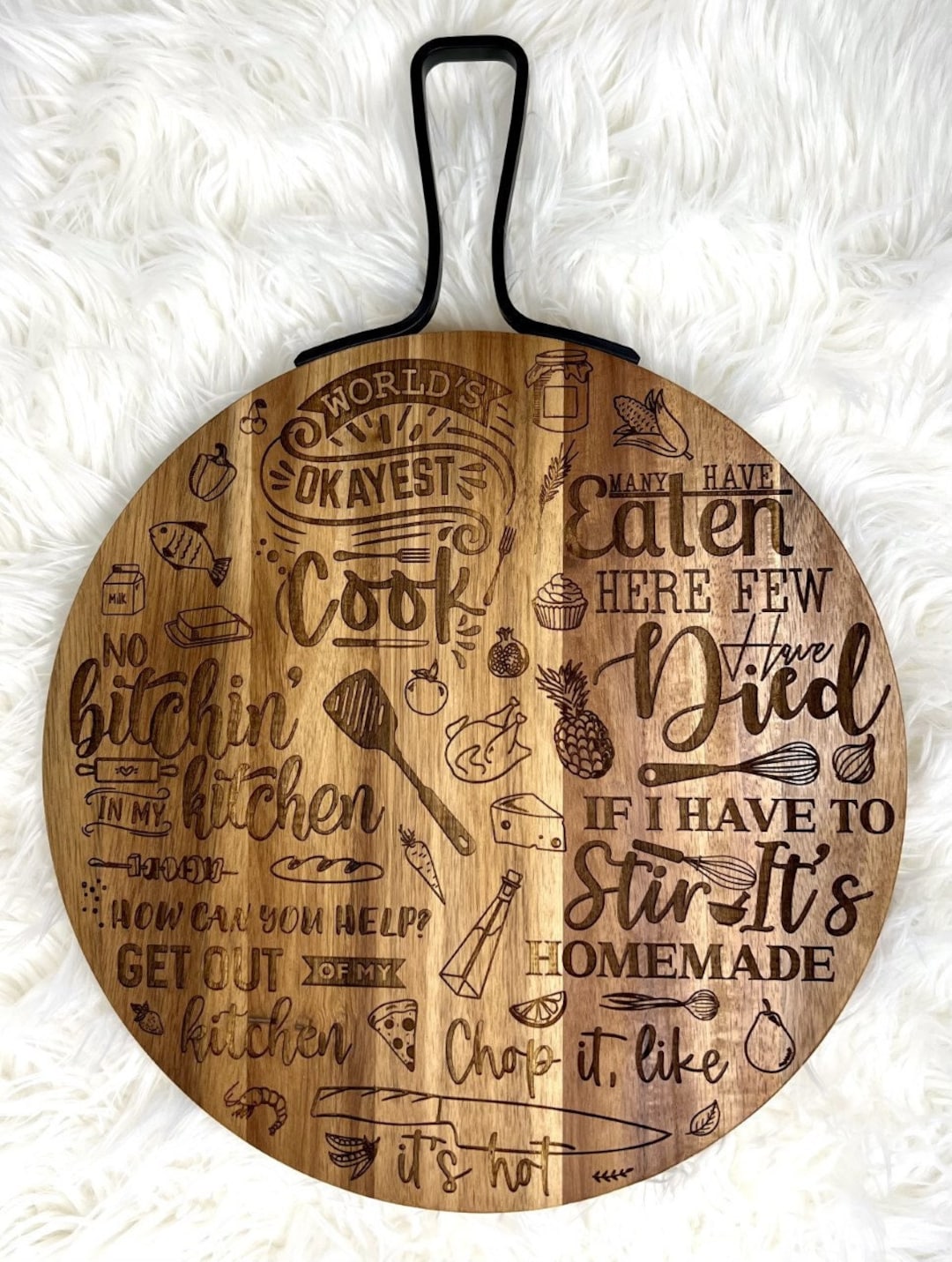 Sarcastic Serving Board | Kitchen Decor | Funny Serving Board | Funny ...