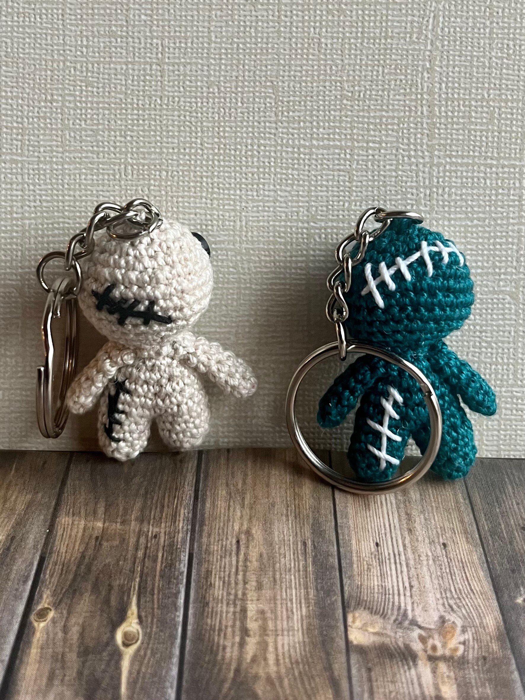 Mini Voodoo Style Doll Crochet Amigurumi Keychain Backpack - Etsy