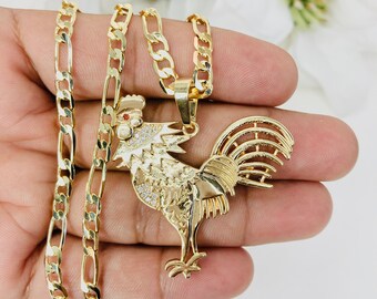 Rooster Gold Chain - Etsy