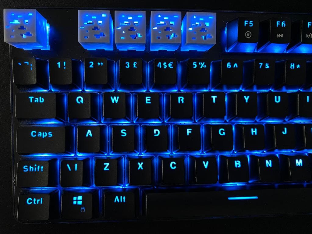 Minecraft Inspired Diamond Ore Keycap - Etsy