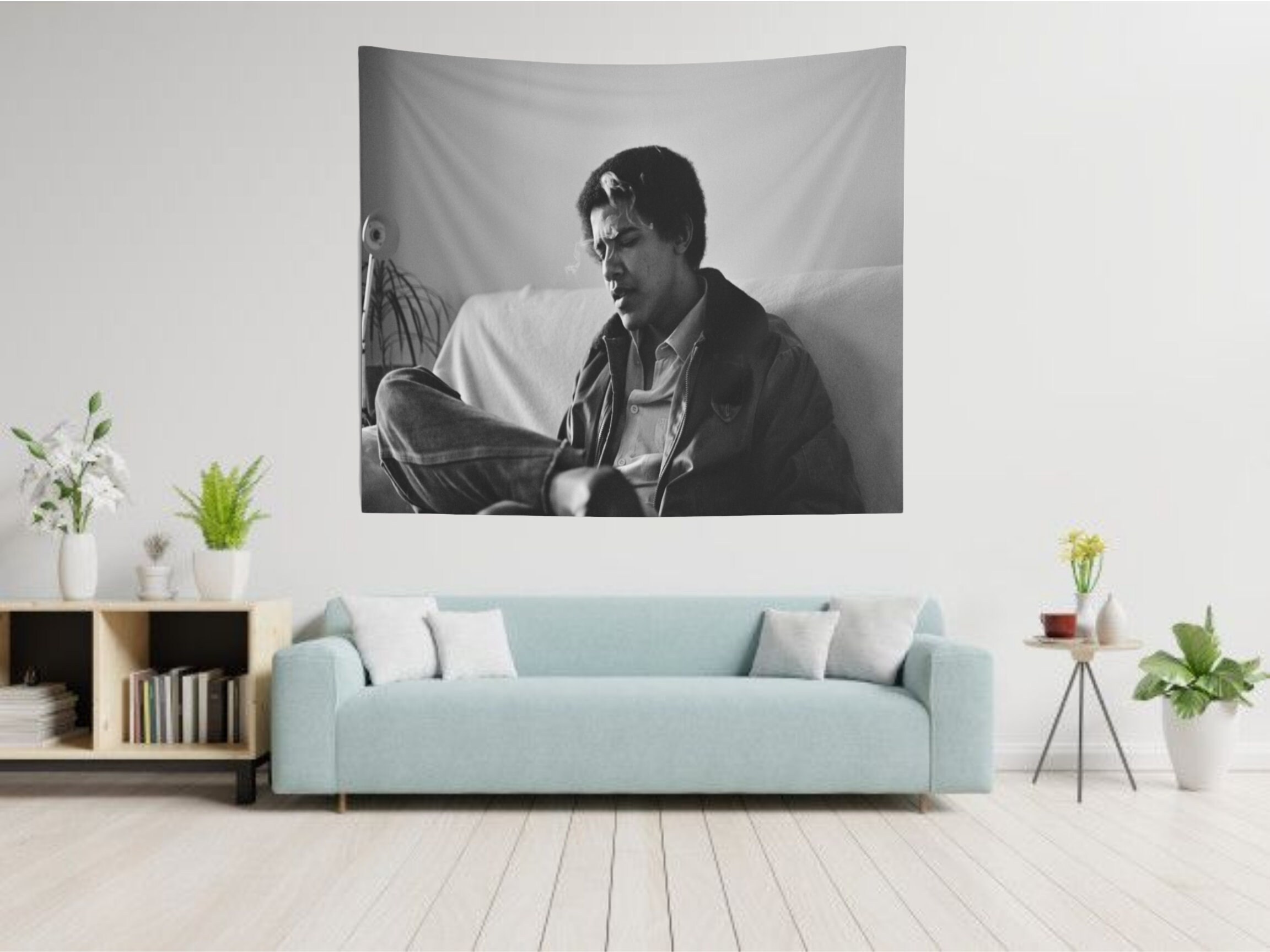 Obama Smoking Weed Poster