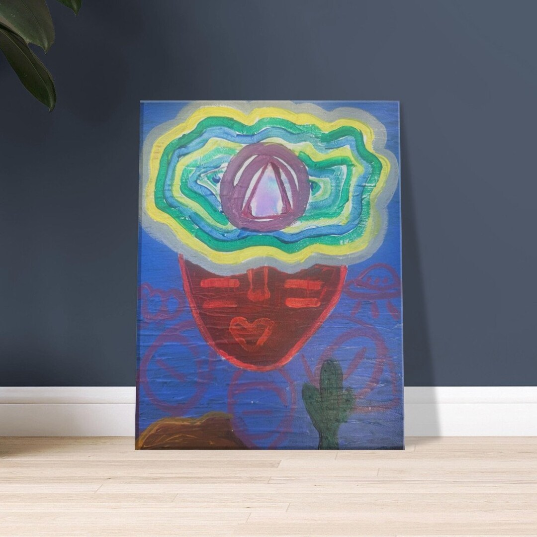 Vivid Abduction Art Print, Alien Art Print, UFO Art Print, Desert Art ...