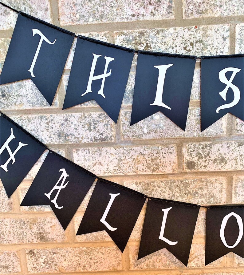 Nightmare Before Christmas Banner, Nightmare Before Christmas Garland ...