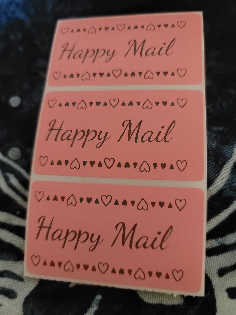 Happy Mail Sticker Labels - Etsy