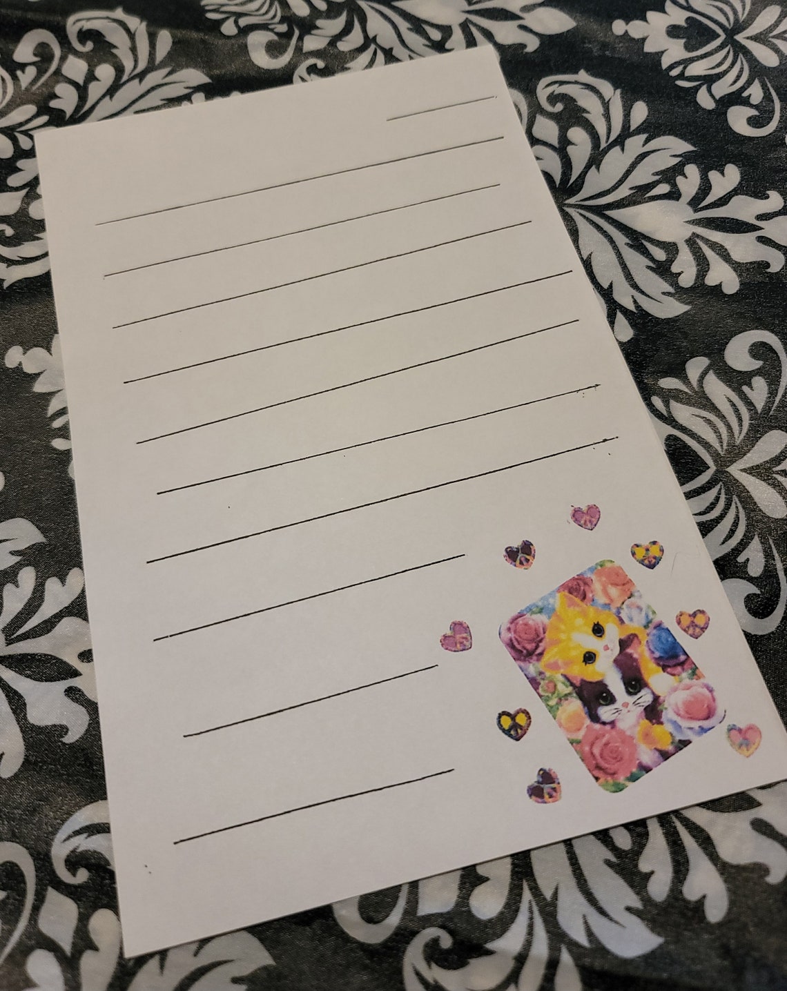Handmade Lisa Frank Inspired Stationery Pack - Etsy